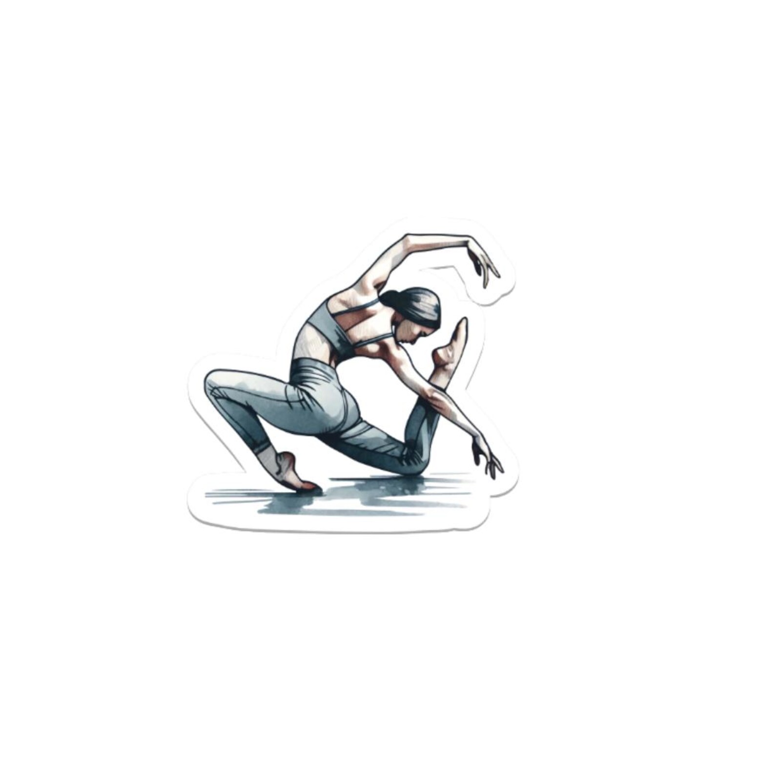 6 Digital Modern Dance Stickers | Elegant and Expressive Designs for ...