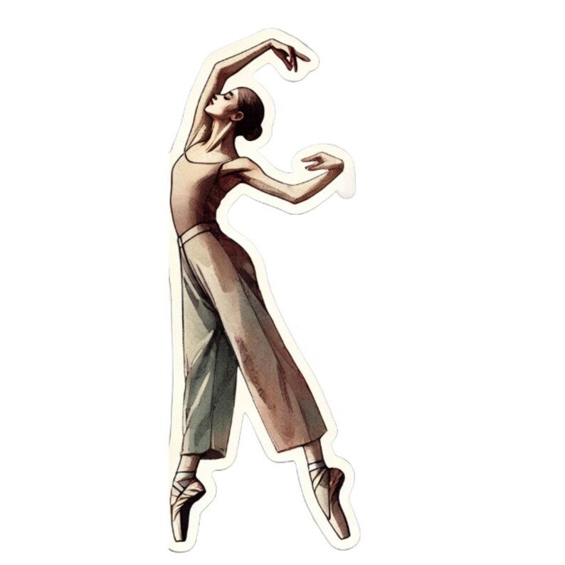 6 Digital Modern Dance Stickers | Elegant and Expressive Designs for ...