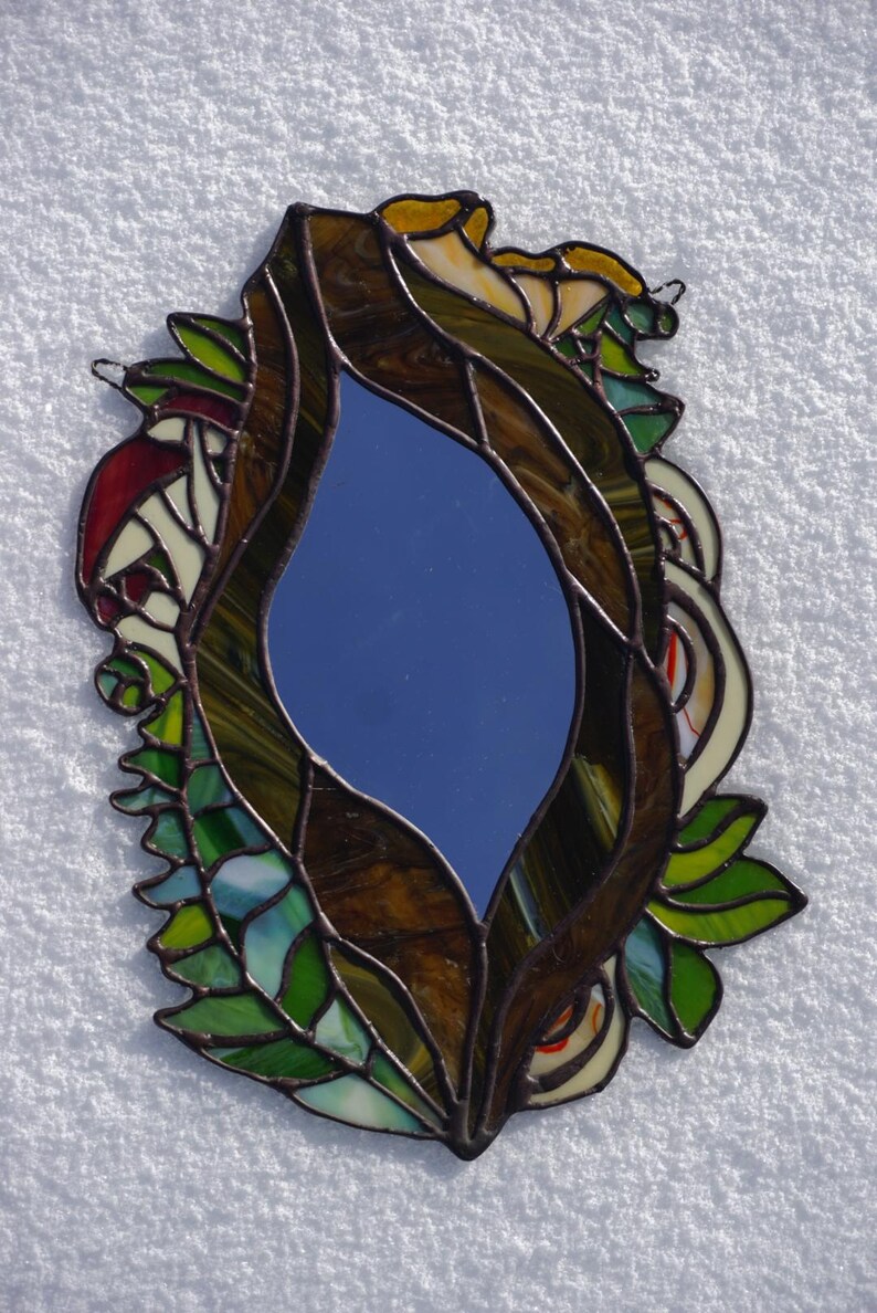 Stained Glass Mirror - Etsy