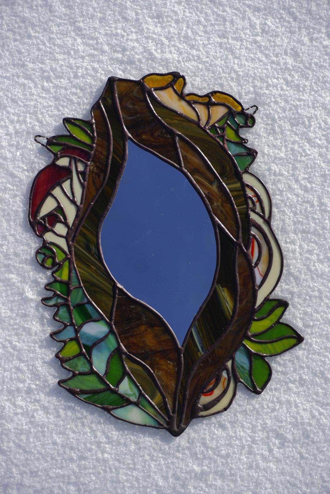 Stained Glass Mirror - Etsy