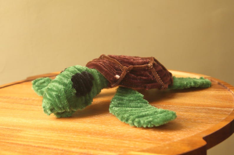 Pipe Cleaner Baby Sea Turtle - Etsy