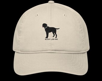 Black Labrador Retriever Embroidered Hat, Baseball Cap, Dog Lover Gift ...