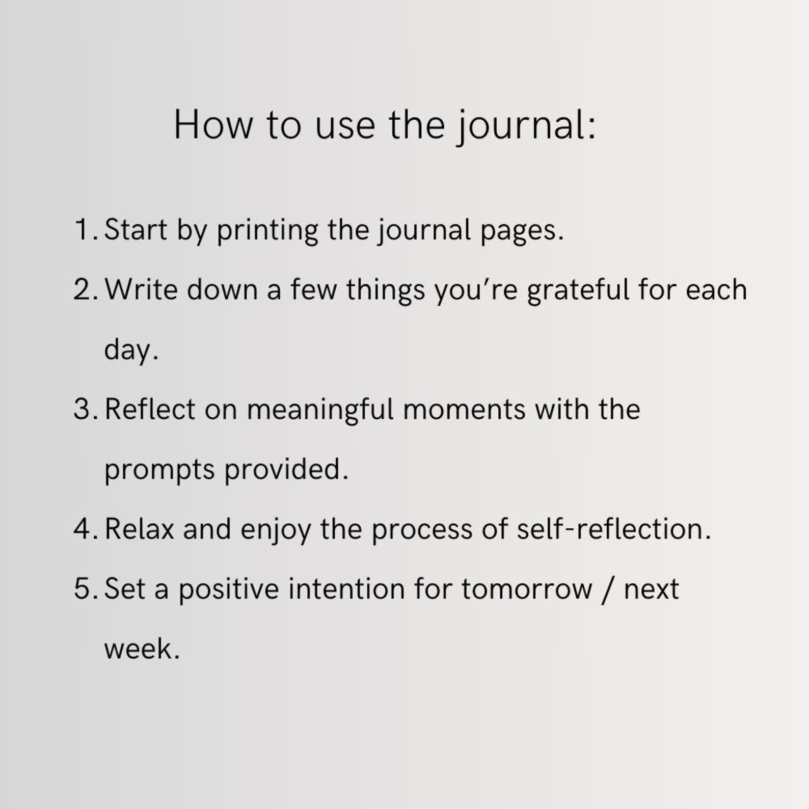 Gratitude Journal for Daily & Weekly Reflection | Printable PDF | A4 ...