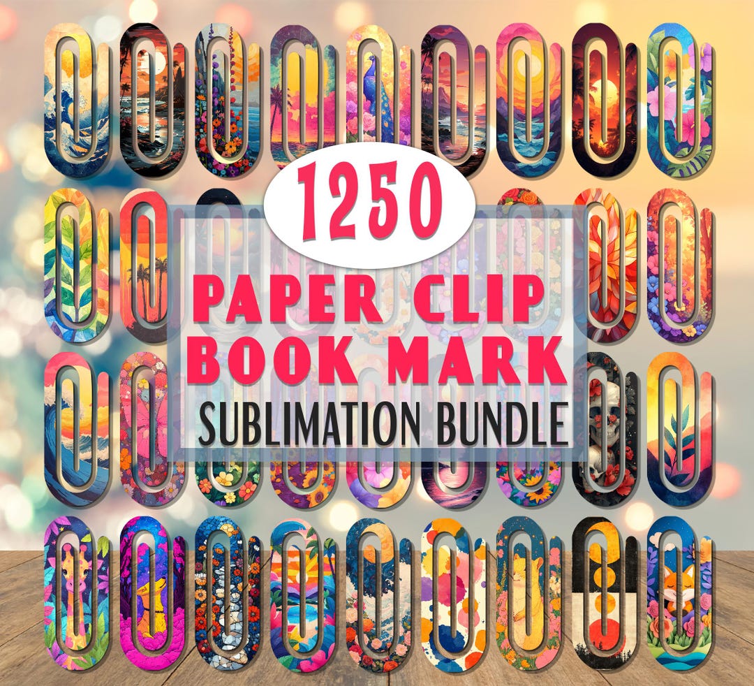 Jumbo Paper Clip Bookmark Png Bundle | Paper Clip Png | Jumbo Paper ...