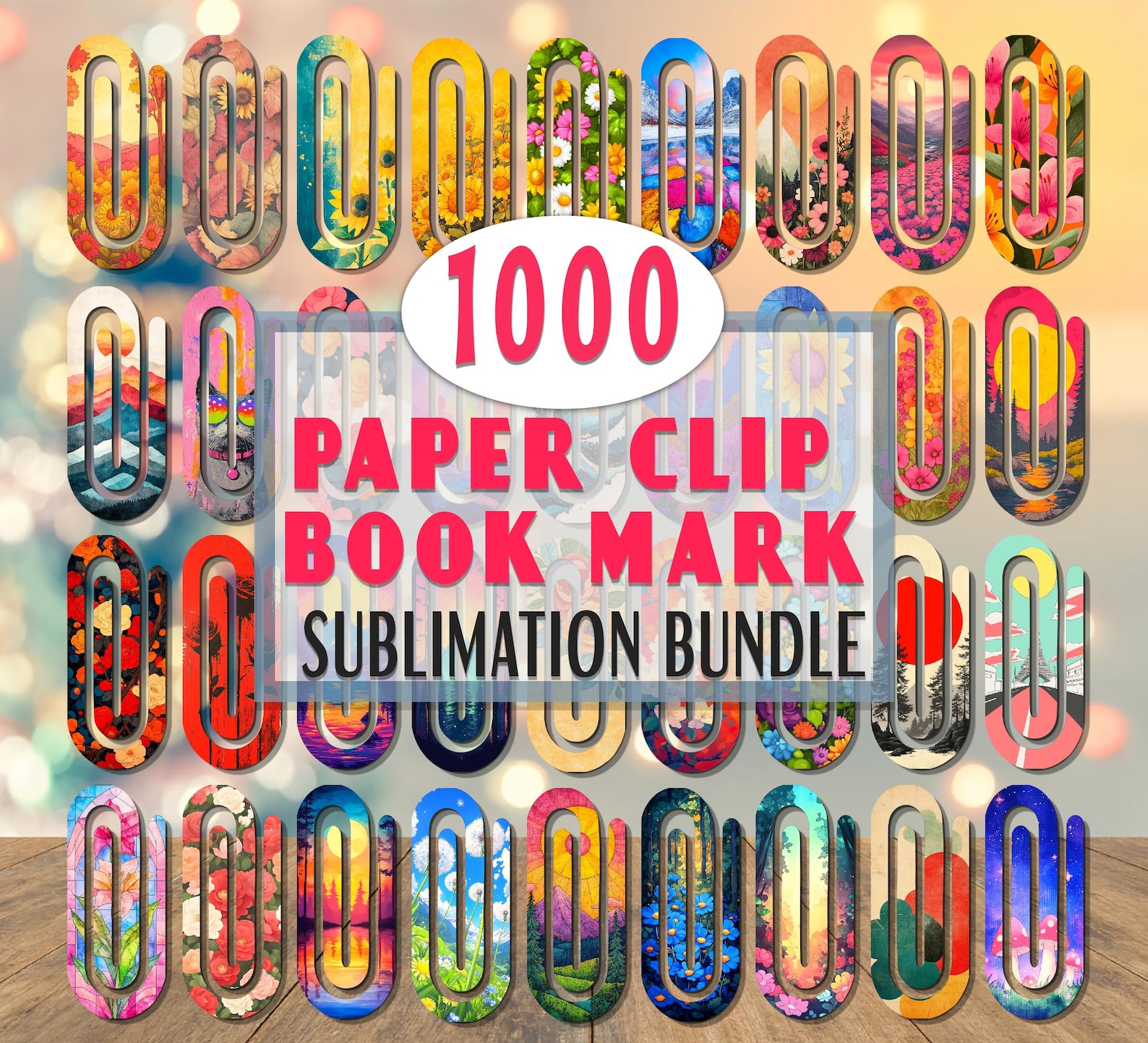 MEGA Jumbo Paper Clip Bookmark Png Bundle | Paper Clip Png | Jumbo ...