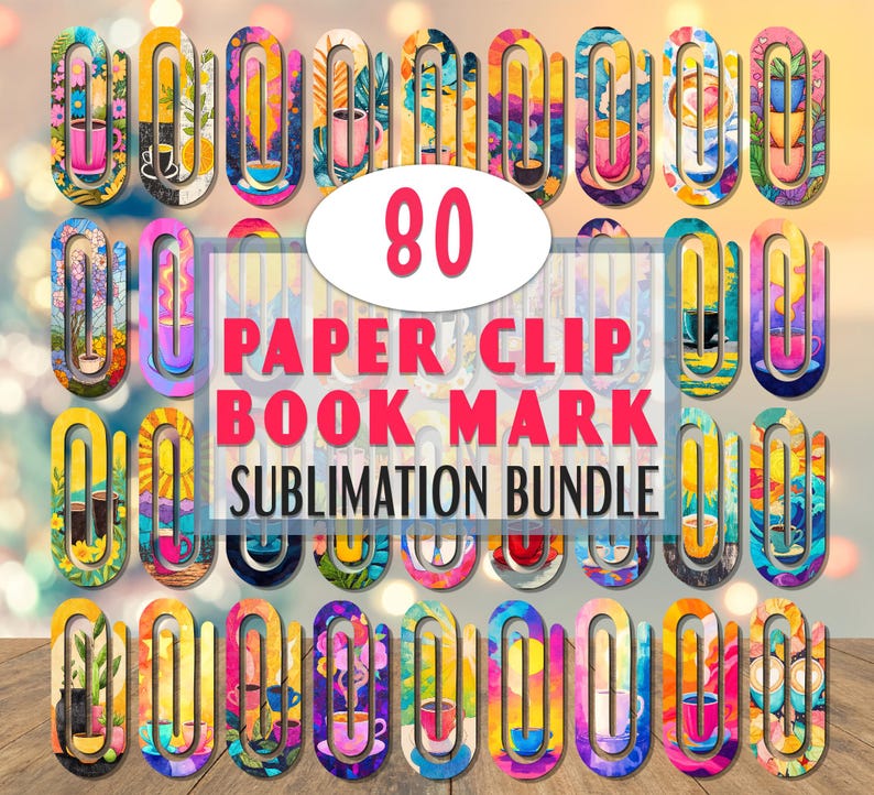 MEGA Jumbo Paper Clip Bookmark Png Bundle | Paper Clip Png | Jumbo ...