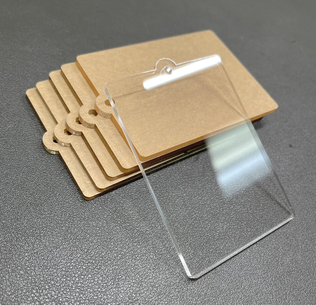Customizable 3mm Cast Acrylic Blanks for DIY Crafts, Personalized ...