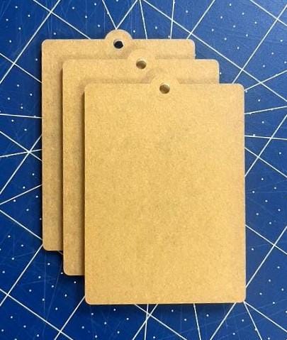 Customizable 3mm Cast Acrylic Blanks for DIY Crafts, Personalized ...