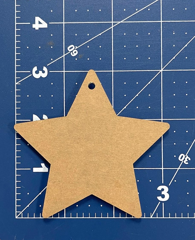 Star-shaped 3mm Cast Acrylic Blanks for DIY Crafts, Personalized ...
