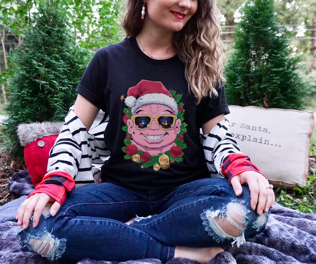 Majin Buu Inspired Anime Chrsitmast-shirt, Christmas Majin Buu, Anime ...