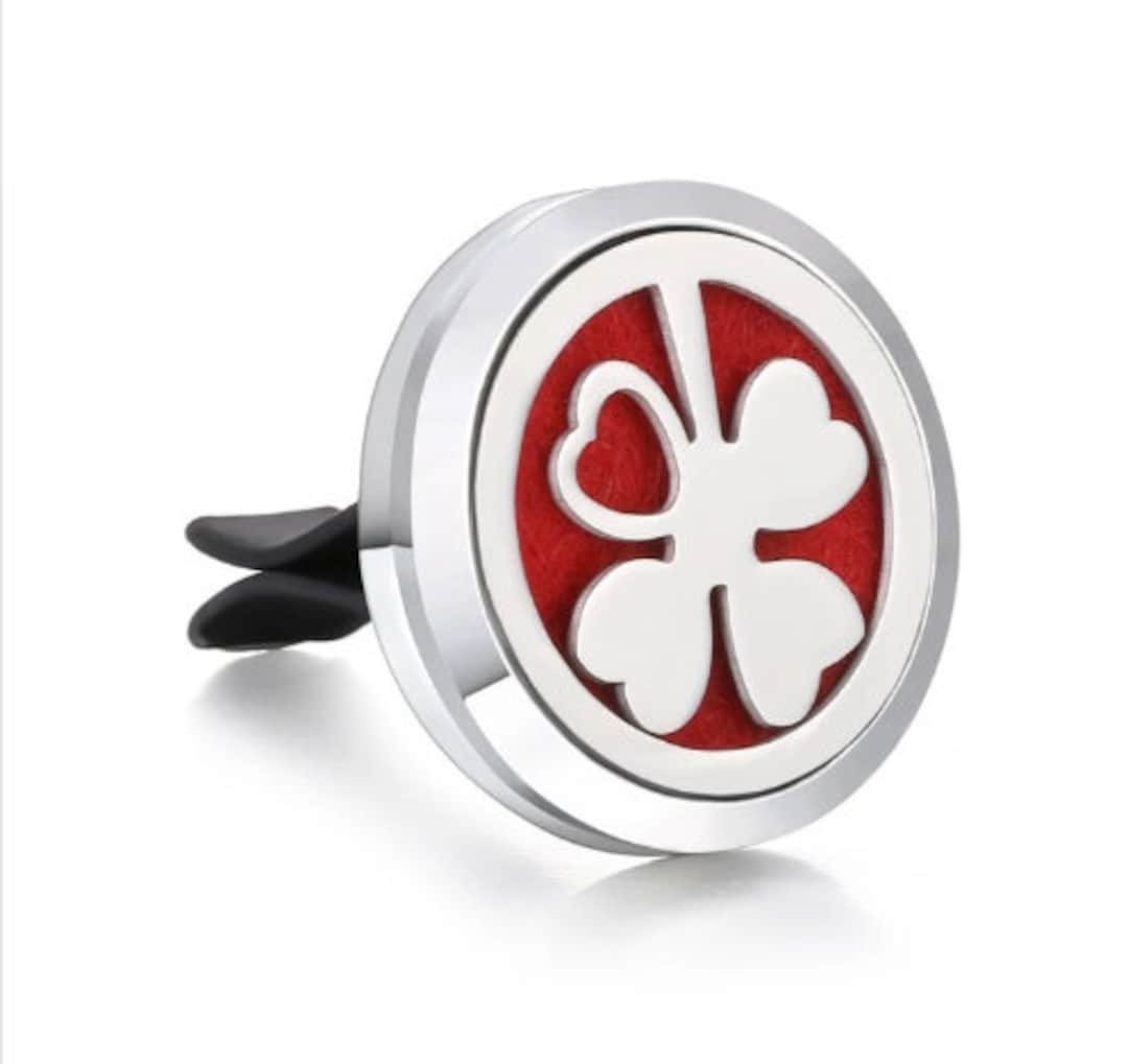 Lucky 4-leaf Clover Stainless Steel Aromatherapy Car Vent Clip - Etsy