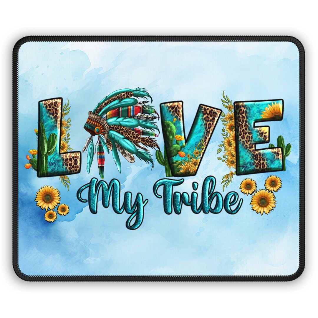 Love My Tribe Native American Design Customizable Gaming Mousepad ...