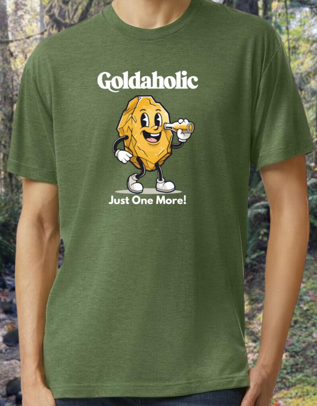 Gold Panning, Gold Prospecting, Gold Mining, Gold, Goldaholic T-shirt ...