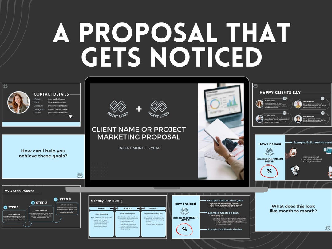 Project Proposal Canva Template - Etsy UK