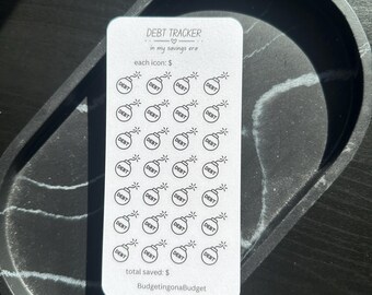 Pink Debt Tracker Chart - Etsy