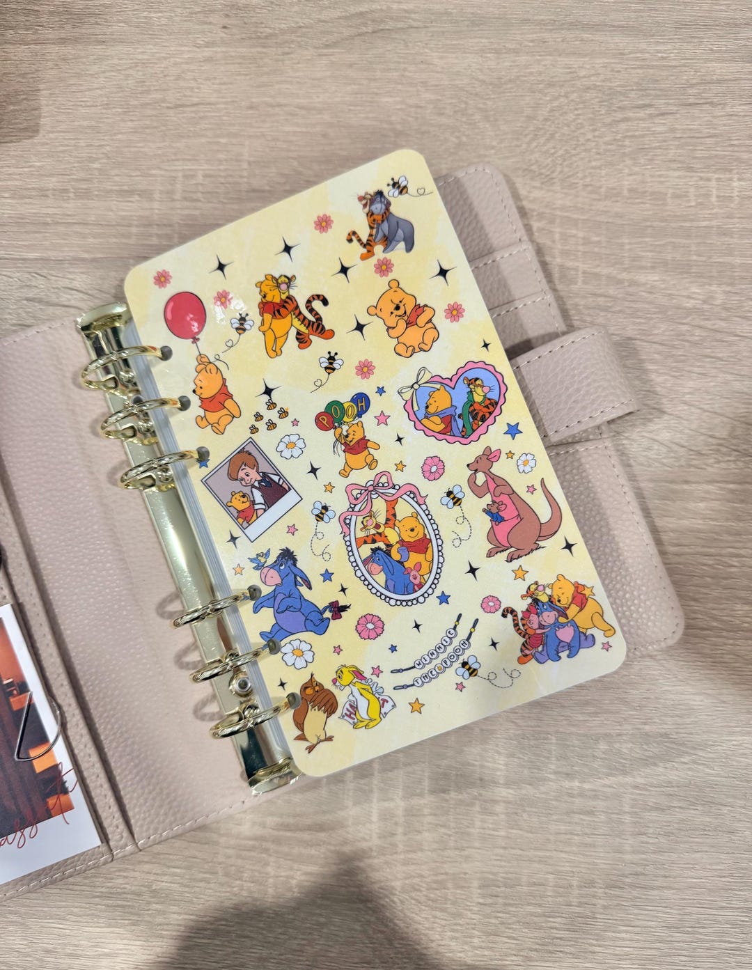 A6/ Personal Winnie the Pooh A6 Dashboard | Budget Binder Inserts - Etsy UK