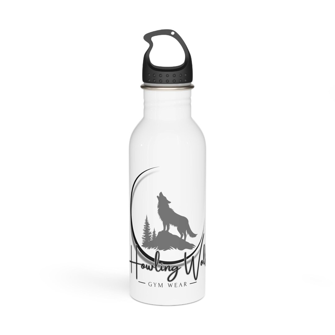 Howling Wolf Canada Gym Wear / Stainless Steel Water Bottle - Etsy