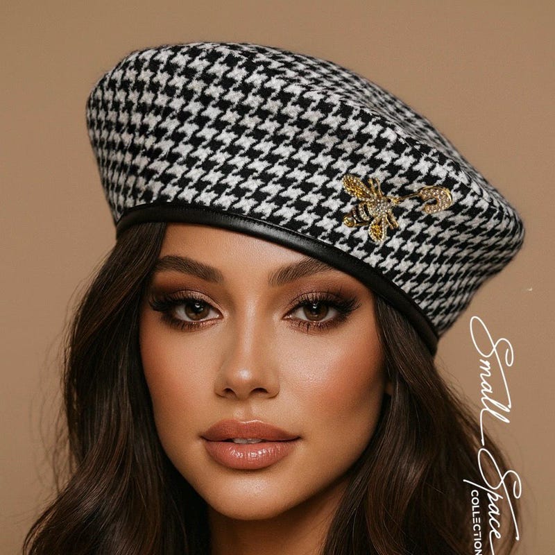 Leopard Beret for Woman - Etsy