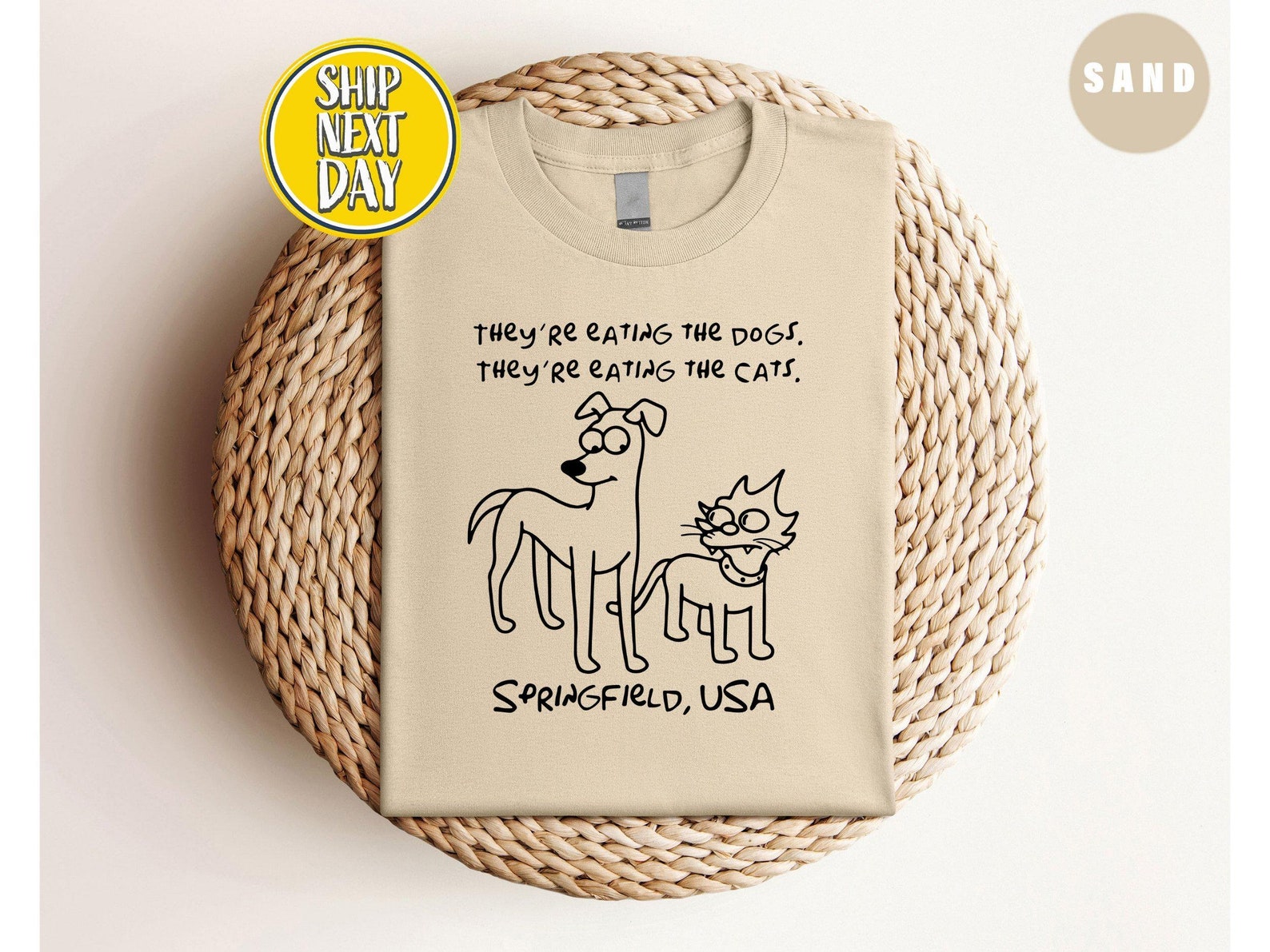 Theyre Eating the Dogs Shirt, Theyre Eating the Cats T-shirt, They're ...