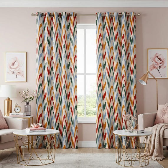 Chevron Style Curtains