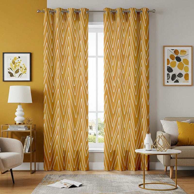Chevron Curtains - Etsy