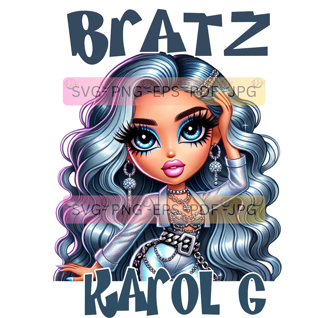 Karol G Bratz: Transparent PNG Unique Digital Designs for Sublimating ...