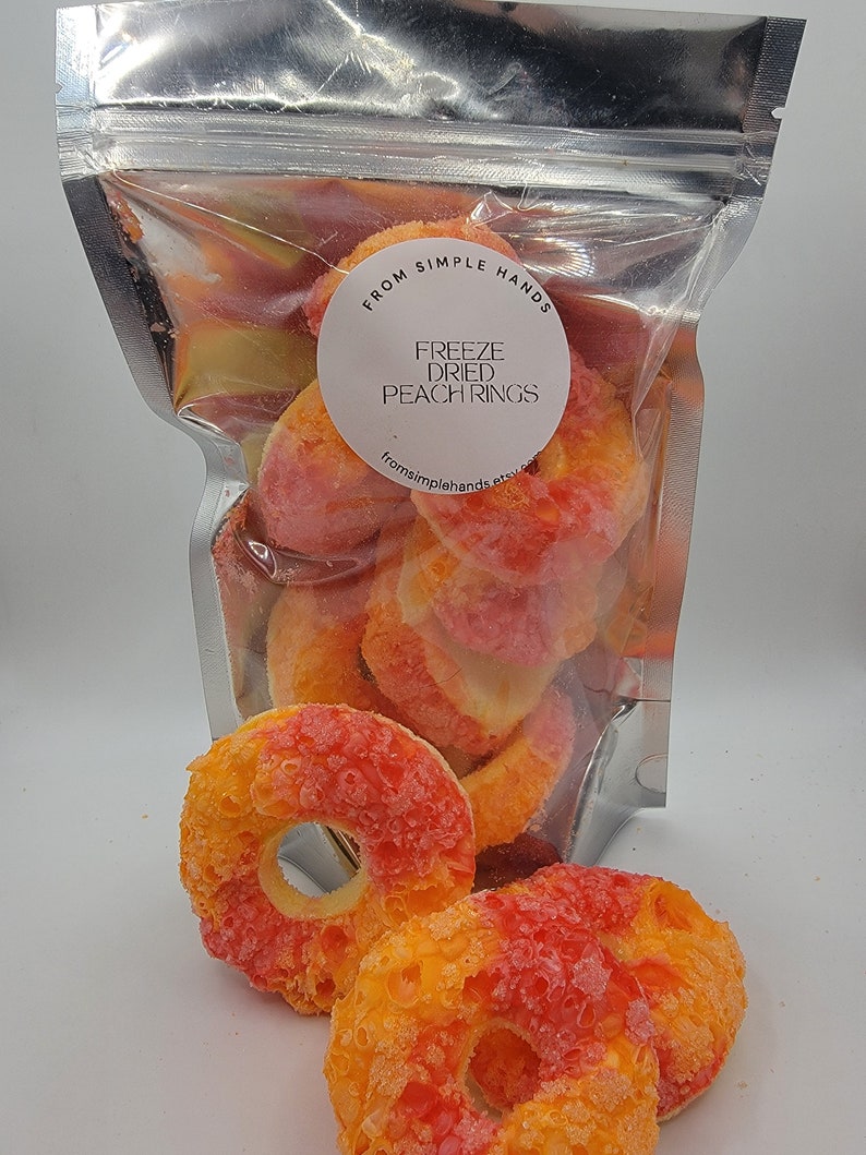 Freeze Dried Peach Rings - Etsy