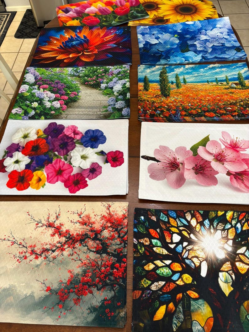 Jelly Beans Placemat - Machine Washable Tumble Dry - Happy Easter - Etsy