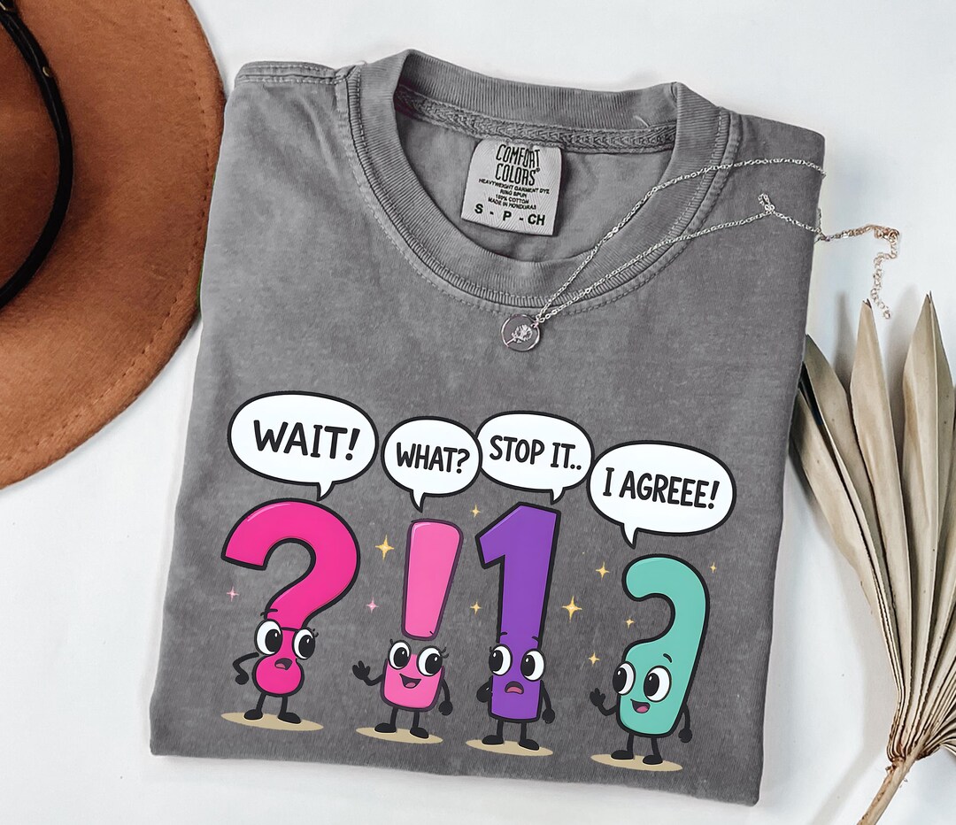 Funny Grammar Teacher Shirt, Punctuation English Teacher Gift, Wait ...
