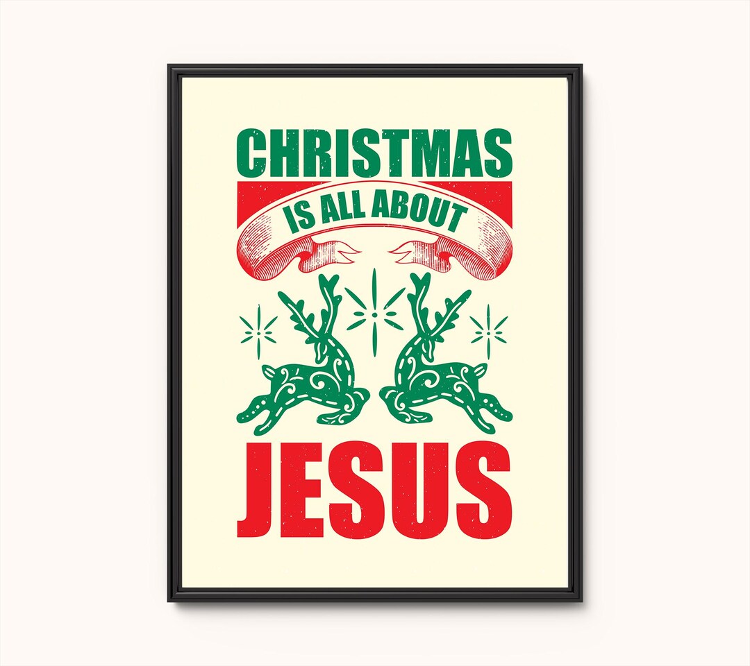Christmas is All About Jesus, Christmas Gifts, Jesus Christ is Born ...