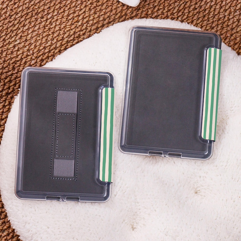 Stripe Cartoon Cat Case for Kindle Paperwhite 12/11/10th,kindle 2024 ...