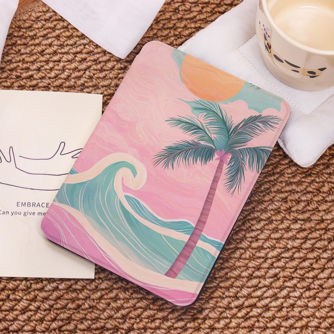 Beach Coconut Tree Cover Case for Kindle Paperwhite 12/11/10th,kindle ...