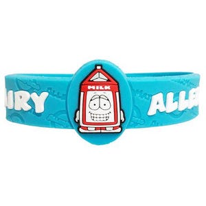 Kids Allergy Alert Bracelet – Medical ID Wristband for Dairy, Shellfish ...