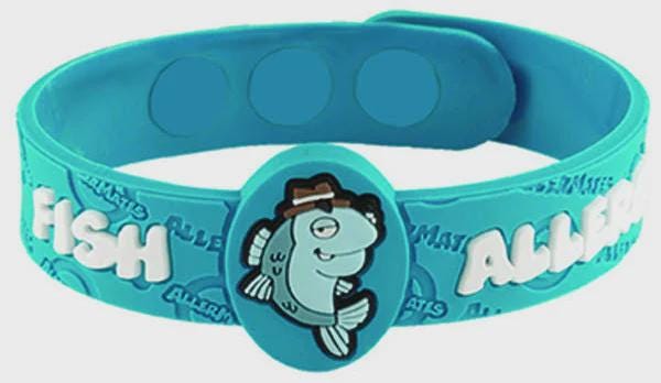 Kids Allergy Alert Bracelet – Medical ID Wristband for Dairy, Shellfish ...