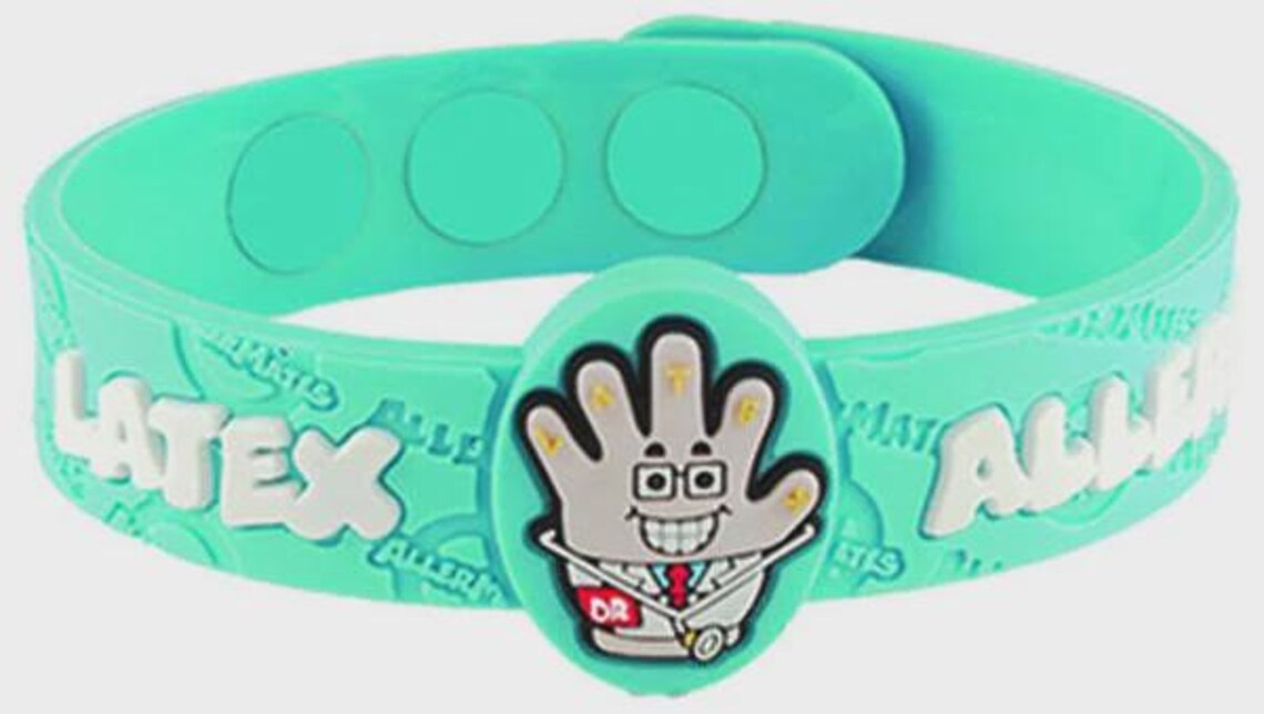 Kids Allergy Alert Bracelet – Medical ID Wristband for Dairy, Shellfish ...