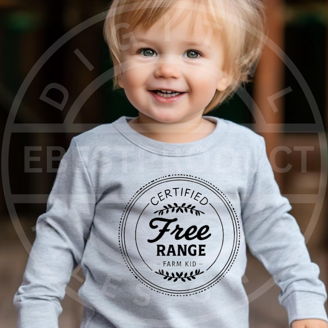 Free Range Farm Kid Svg, Farm Kid Svg, Ranch Kid Svg, Life on the Farm ...