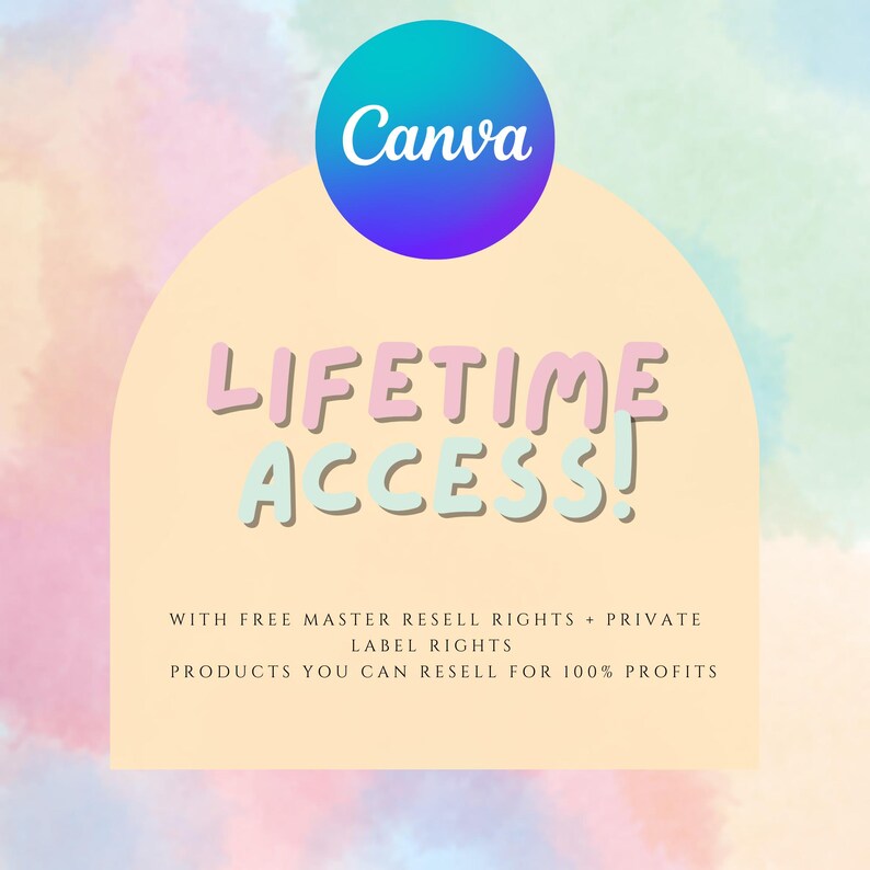 Canva Pro Lifetime Subscription Canva Pro Lifetime Access Canva Upgrade ...