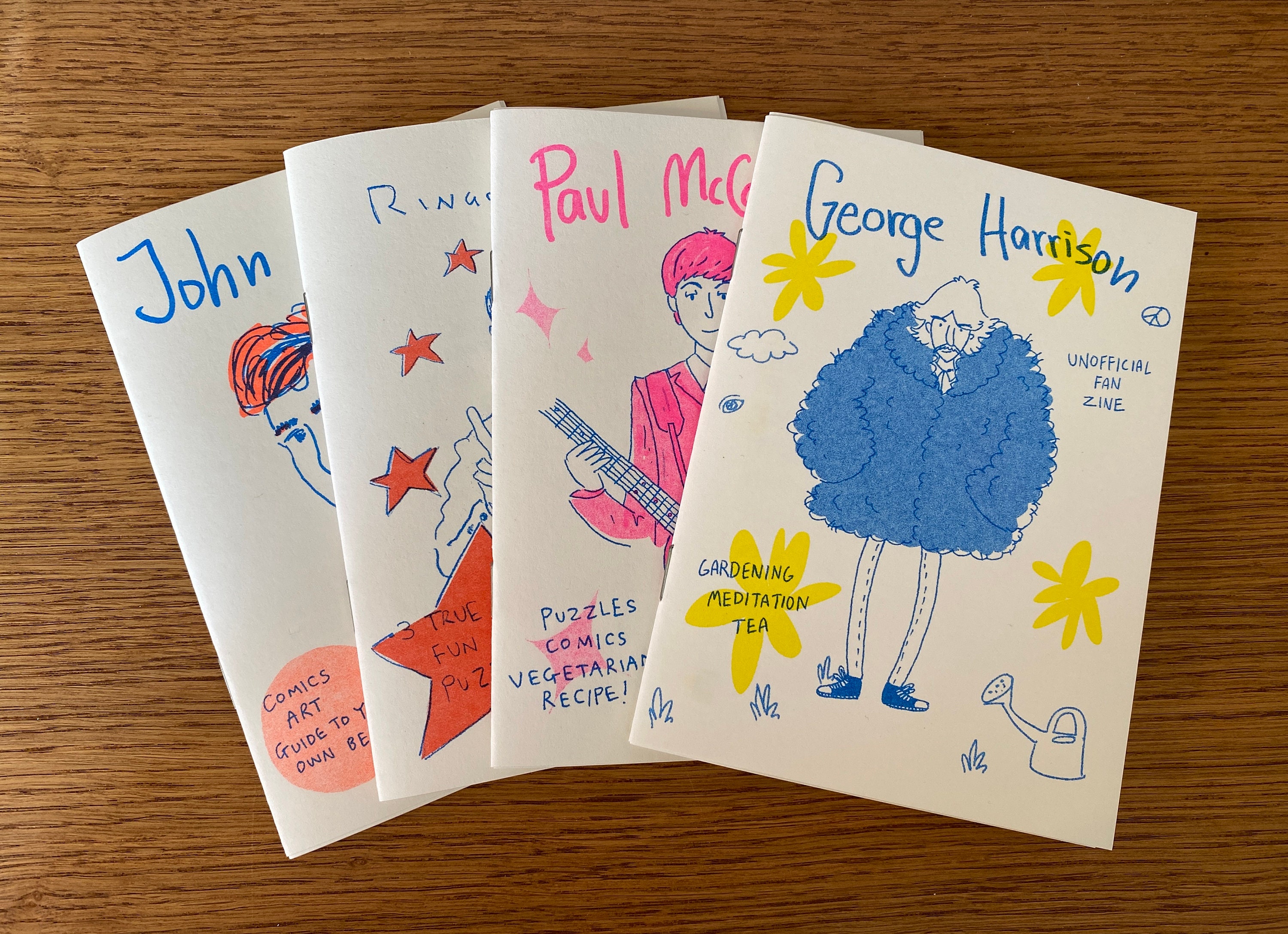 Beatles Unofficial Fan Zine Collection by Lizz Lunney Wilm Lindenblatt ...