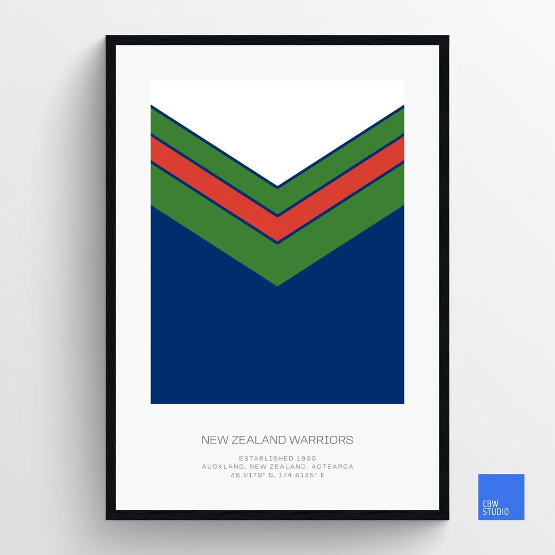 New Zealand Warriors NRL Club Colours - Sports Bedroom Posters ...