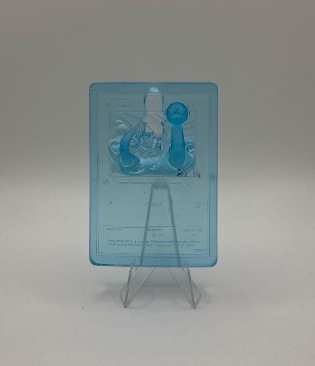 Dratini, Dragonair, Dragonite 3D Collectible Card Evolution Set - Etsy