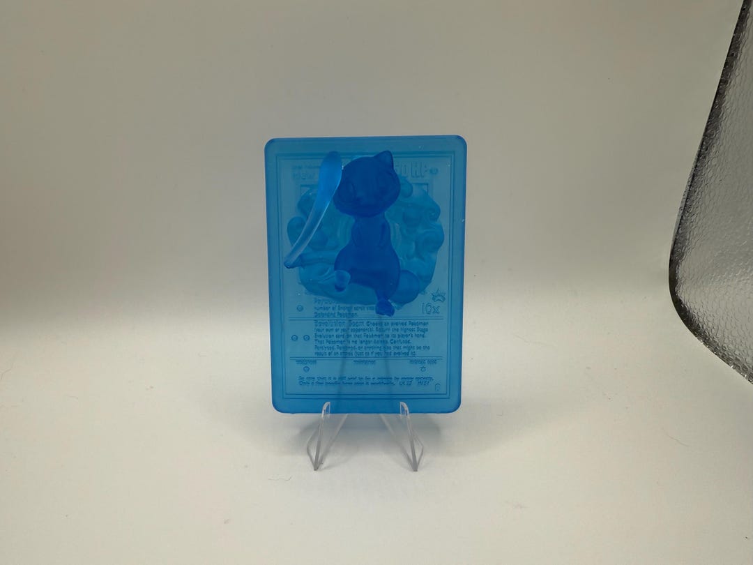 Mew Custom 3D Pokemon Card - Etsy