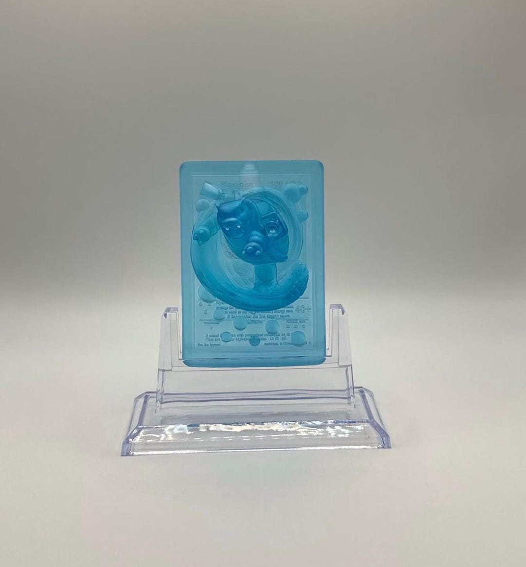 Blastoise Custom 3D Pokemon Card - Etsy