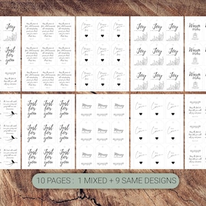 Printable Christmas Gift Tags With Bible Verses and Quotes – Digital ...