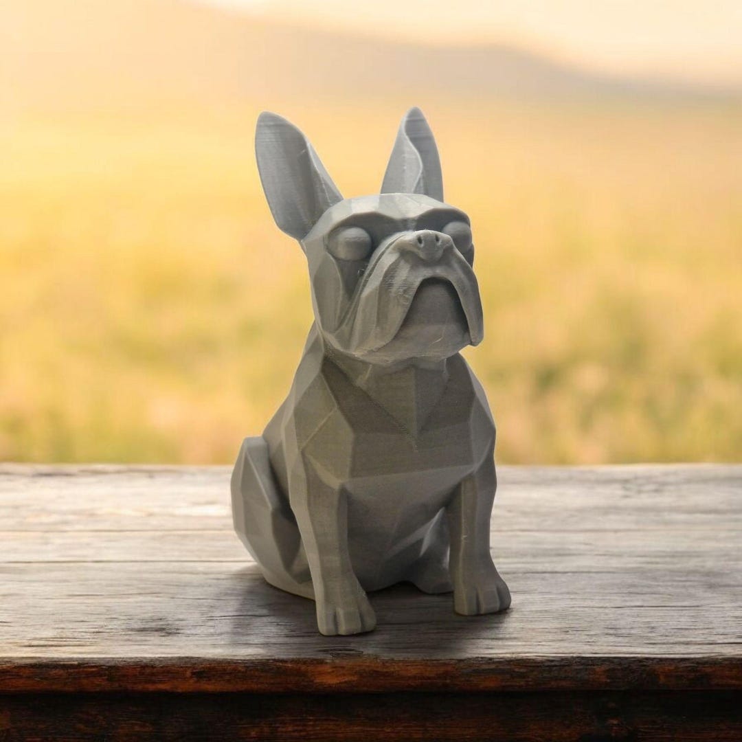 3D Printed French Bulldog Statue – Modern Home Decor, Dog Lover Gift - Etsy