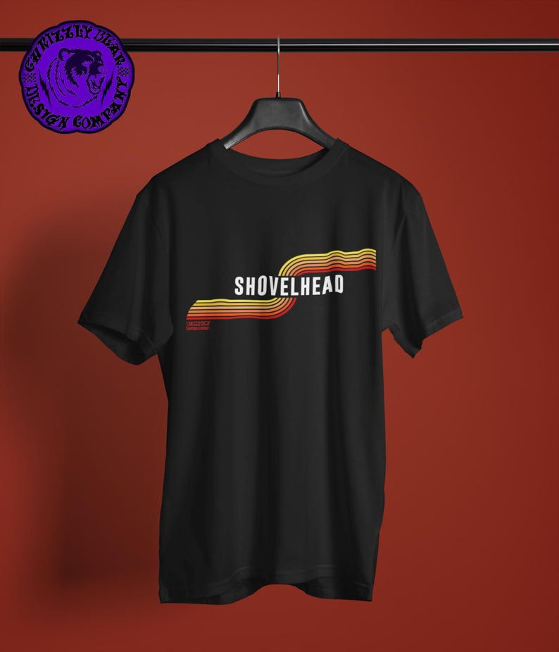AMF - SHOVELHEAD T-shirt for Harley Lovers and Cool Biker Gift, Panhead ...