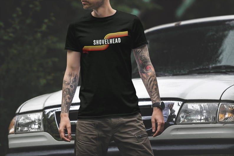AMF - SHOVELHEAD T-shirt for Harley Lovers and Cool Biker Gift, Panhead ...