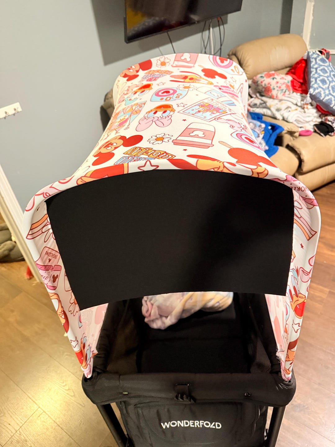 Wonderfold Wagon Full Canopy Cover W/ END SHADES– Custom Fabric, UPF50 ...