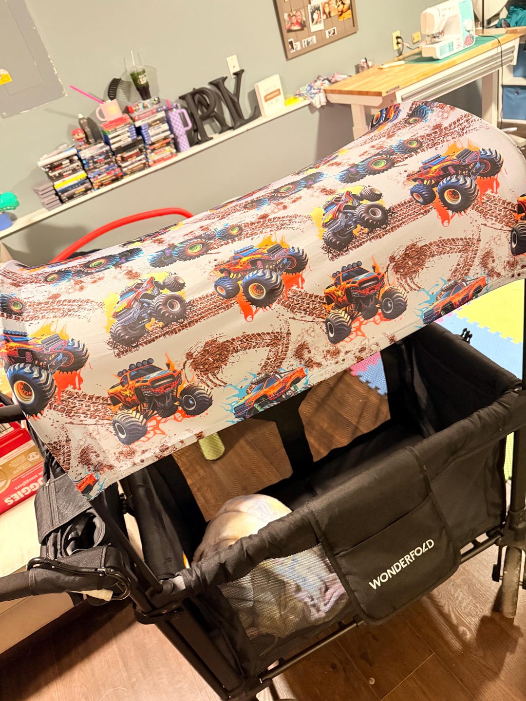 Wonderfold Wagon 1/2 Canopy Cover – Custom Fabric, UPF50 Protection - Etsy