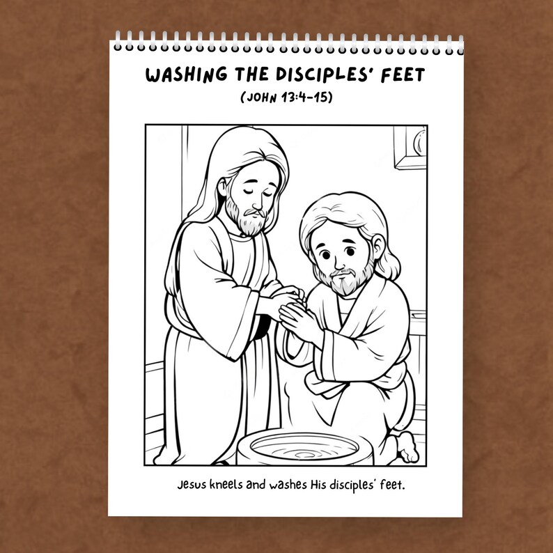 Easter Bible Story Coloring Book, Educational, Kids Easter Activity ...