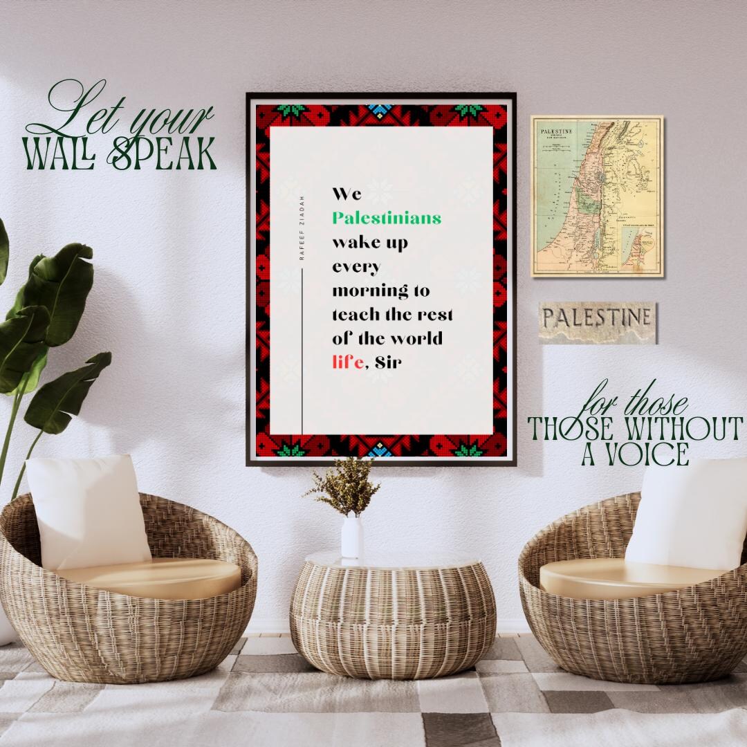 Palestine Quote Printable | We Teach Life Sir Poem Quote by Rafeef ...